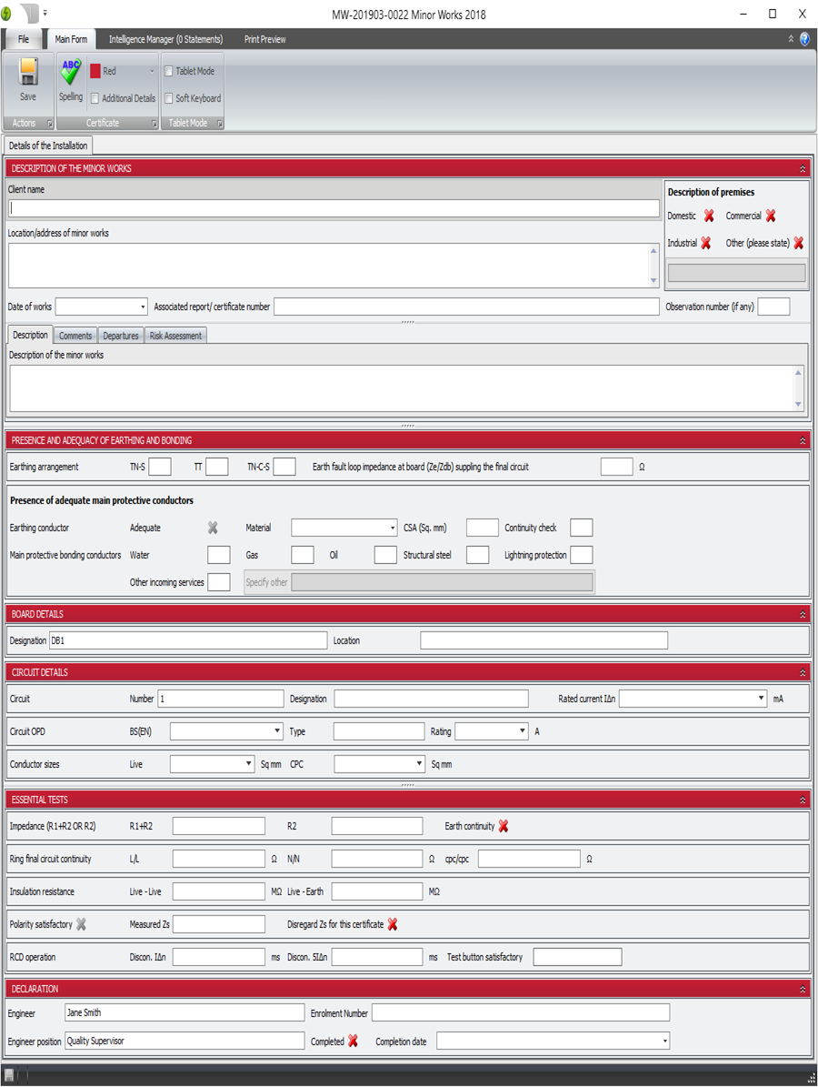 Pirform 2019.2.1292 - Simplified Minor Works